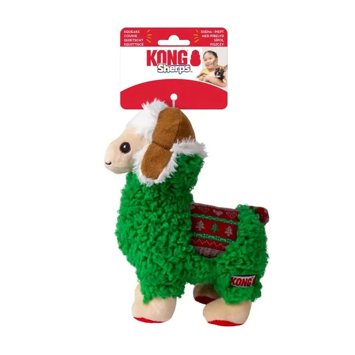 KONG Holiday Sherps™ Llama | 2025 Christmas Dog Toy – petconnection.ie