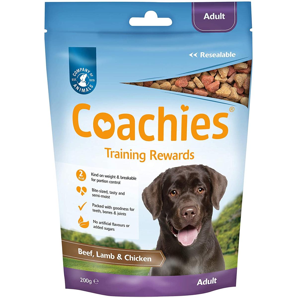 Coachies | Dog Training Treats | Beef, Lamb & Chicken Rewards ...