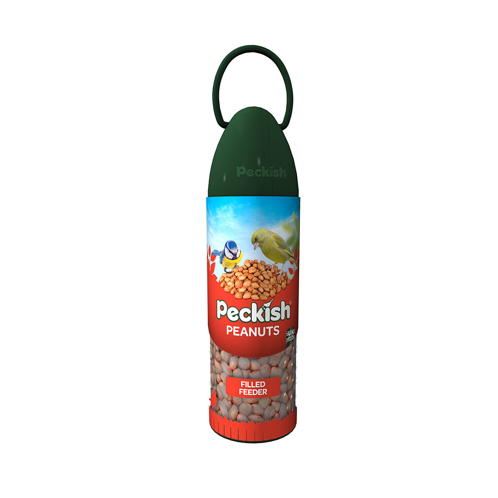 Peckish Peanut Feeder Pre-Filled | High Energy Bird Food UK | Pet ...