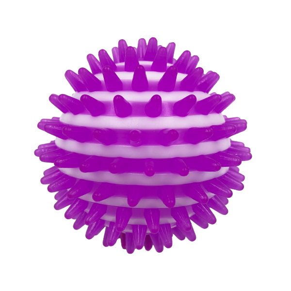 Hem & Boo Flashing Spiky Ball - 9cm | Light-Up Dog Toy – petconnection.ie