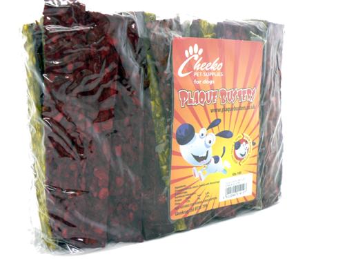 Cheeko Plaque Busters Flat Munchie Strips 🦴 Assorted 6.5" (Pack of 100 ...