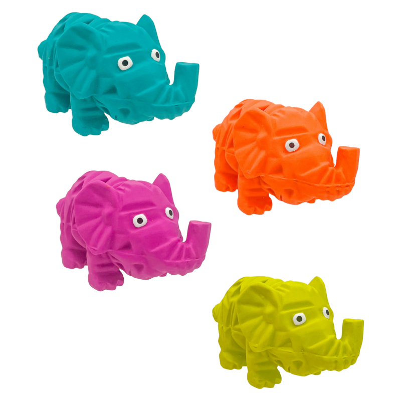 Happy Pet Origami Pals Elephant | Latex Small Dog Toy – petconnection.ie